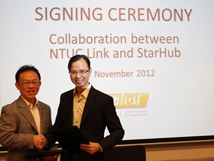 NTUC Link signs MOU with StarHub