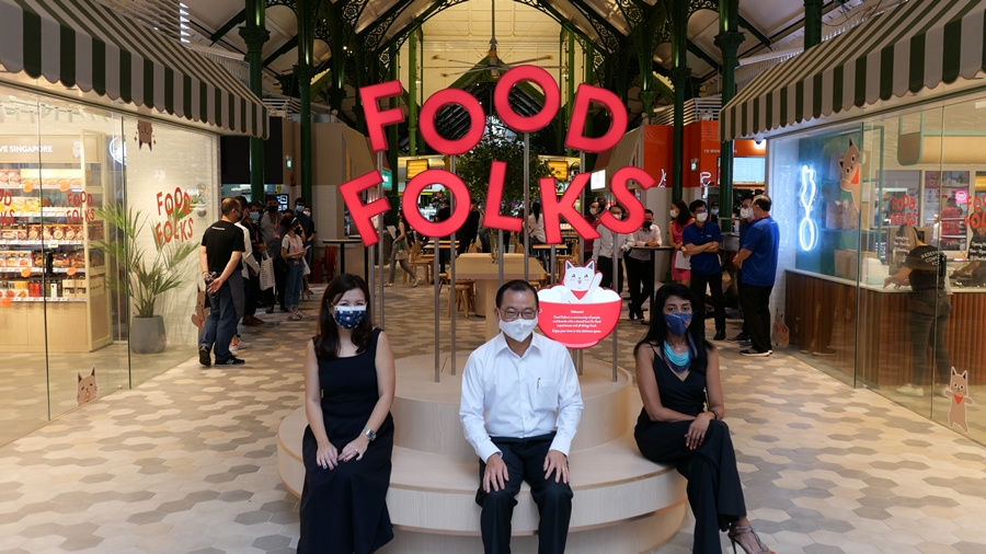 NTUC FairPrice Group Launches Food Folks @ Lau Pa Sat